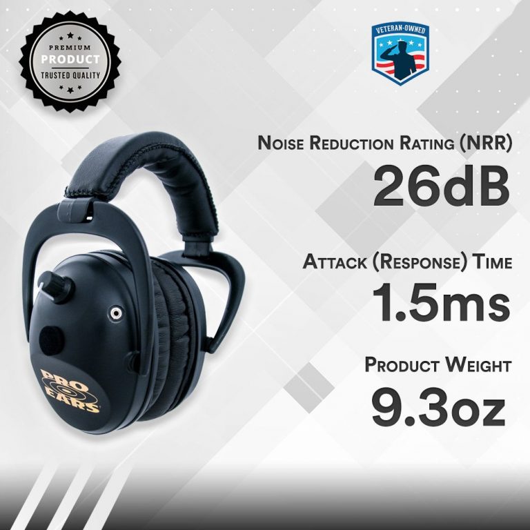 Predator Gold Ear Muffs | Hunting Hearing Enhancement | Pro Ears